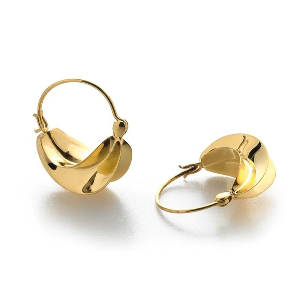 Discoveries Inc Fulani Hoop Earrings