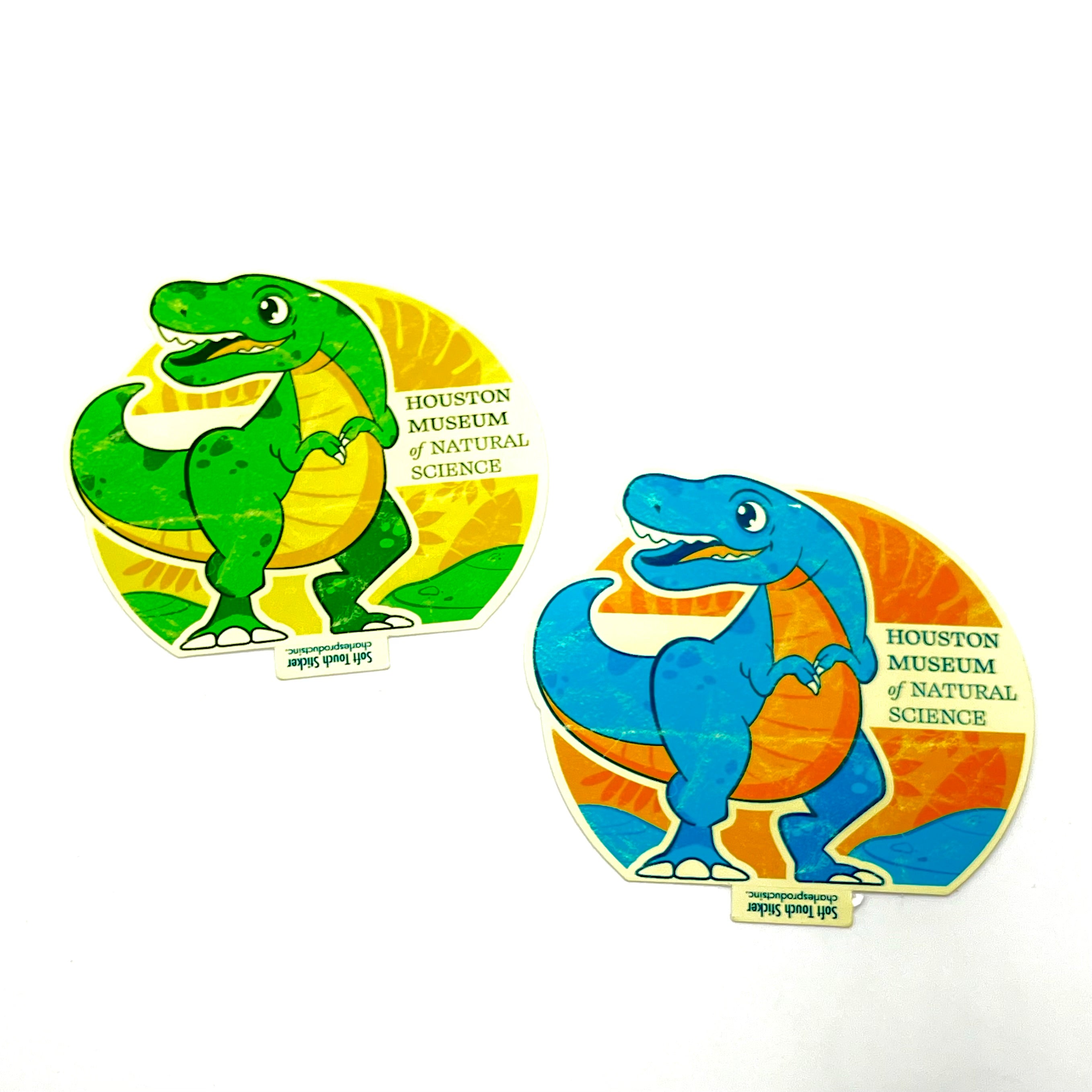 HMNS Colorful Cartoon Dino Sticker – Houston Museum of Natural Science